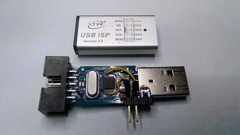 Usando o firmware original do gravador AVR USBasp no MX-USBASP (clone chinês)